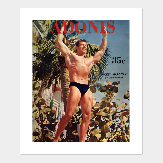 ADONIS Magazine - Vintage Physique Muscle Male Model Magazine Cover - Male Physique - Posters ...